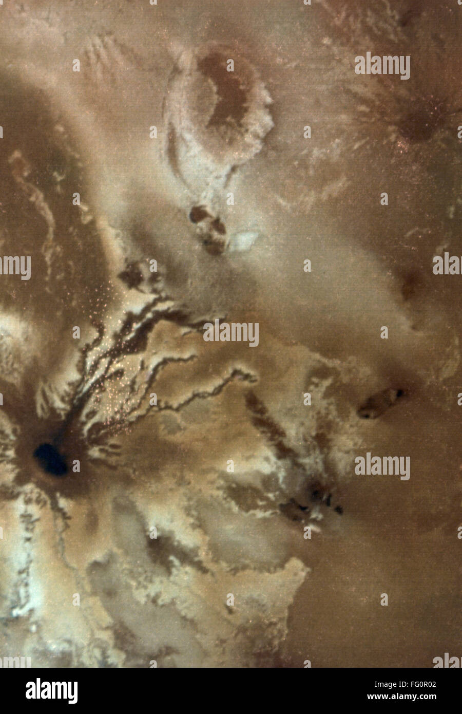 JUPITER: IO, 1979. /nView of the surface of Jupiter's moon Io ...