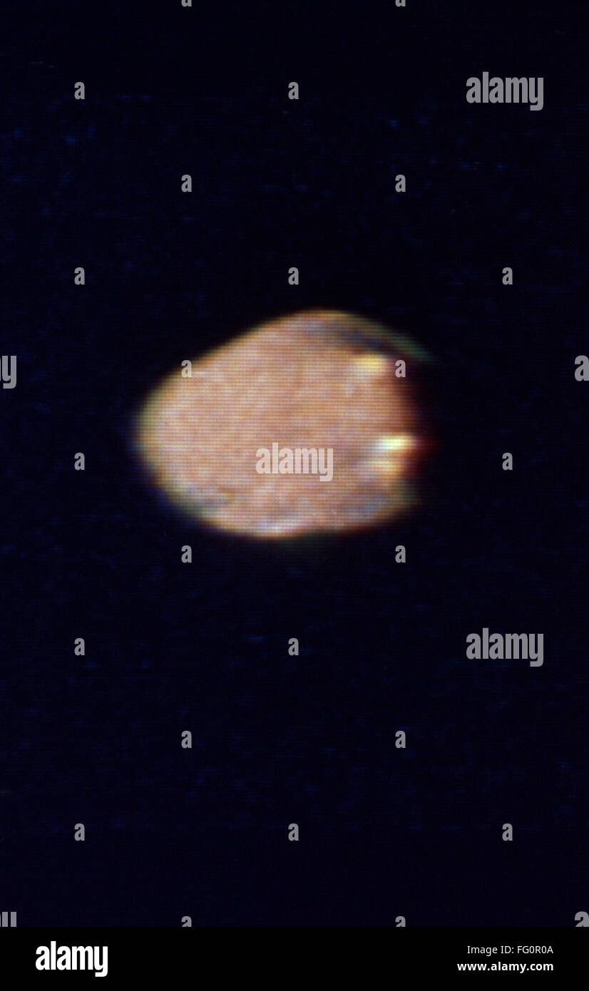 JUPITER: AMALTHEA, 1979. /nA view of Jupiter's moon Amalthea from ...