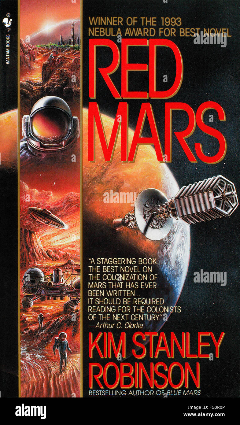 SCIENCE FICTION NOVEL, 1992. /nCover of a paperback edition of 'Red ...