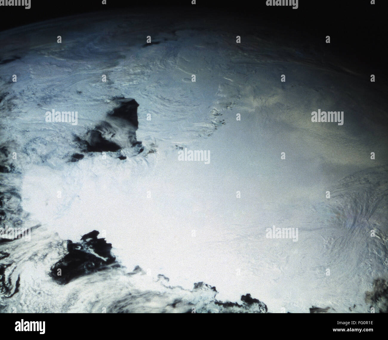 EARTH FROM SPACE, 1990. /nA photomosaic of the Ross Ice Shelf in ...