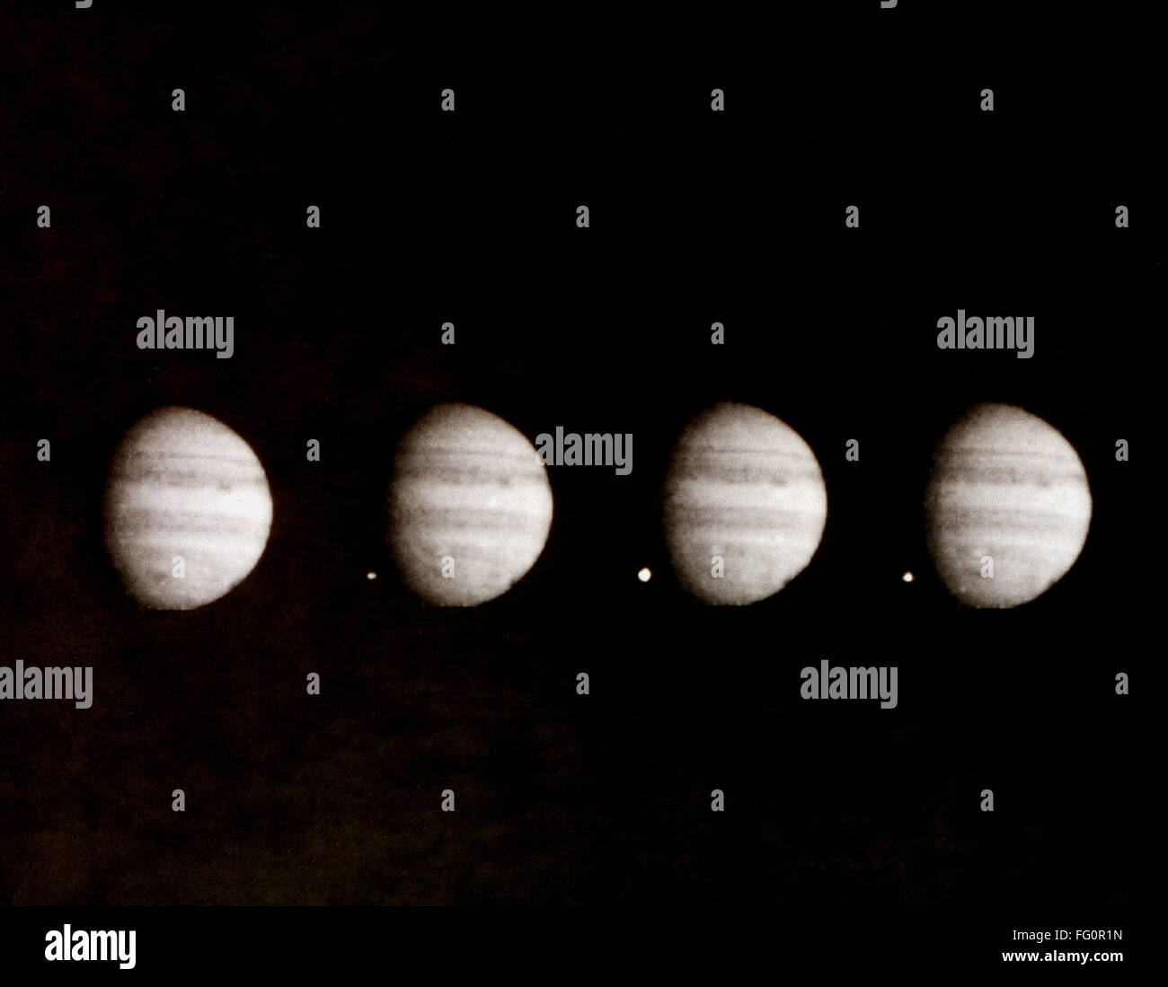 JUPITER, 1994. /nFour images of Jupiter, showing the impact of fragment ...