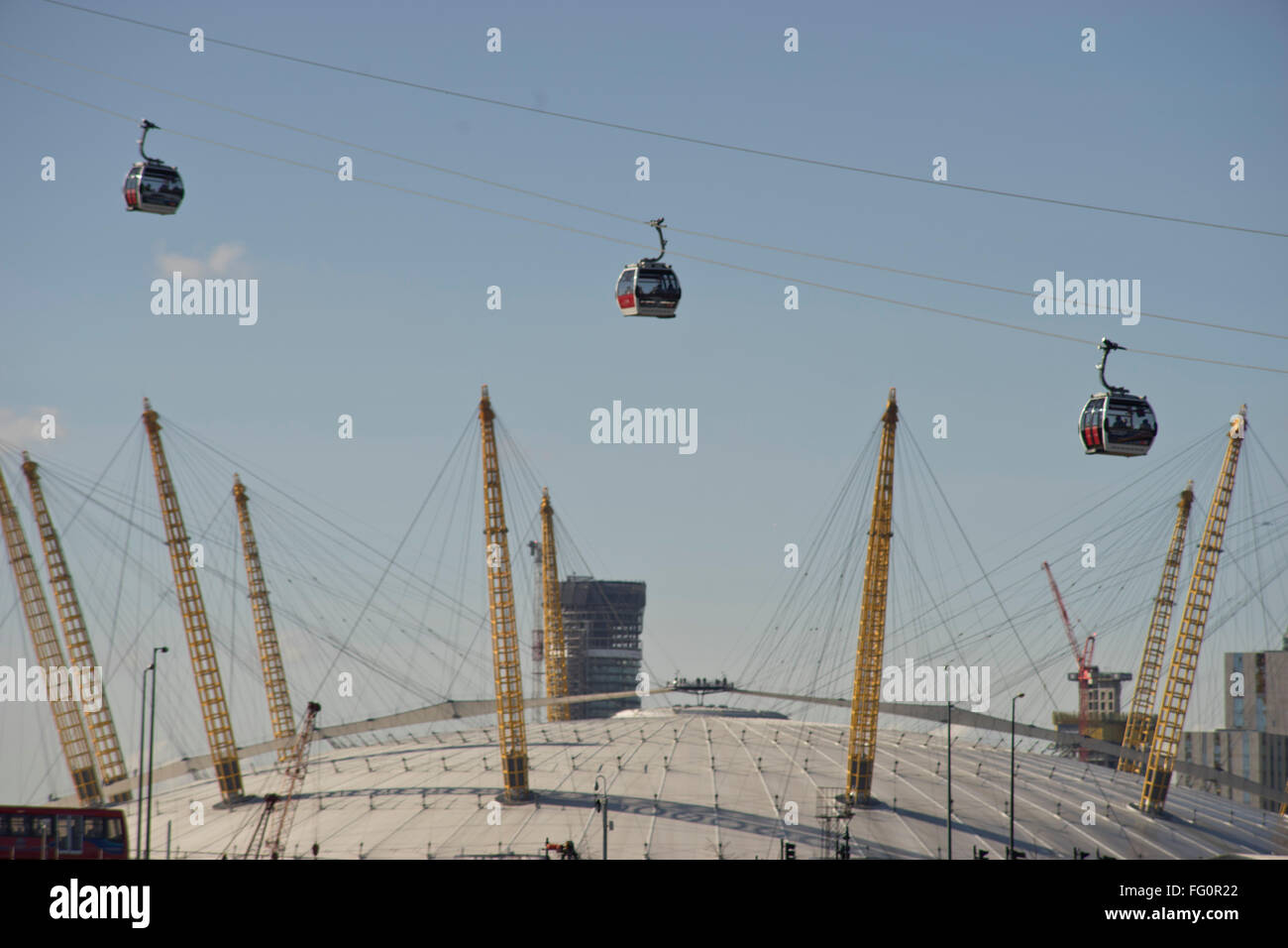 Emirates Air Line cable car in east London, UK Stock Photo - Alamy