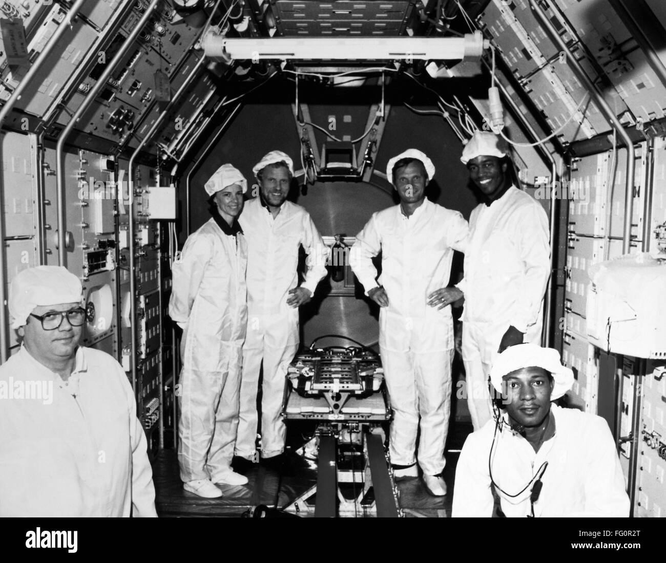 SPACE: ASTRONAUTS, 1985. /nAstronauts of the STS 61-A crew and ...