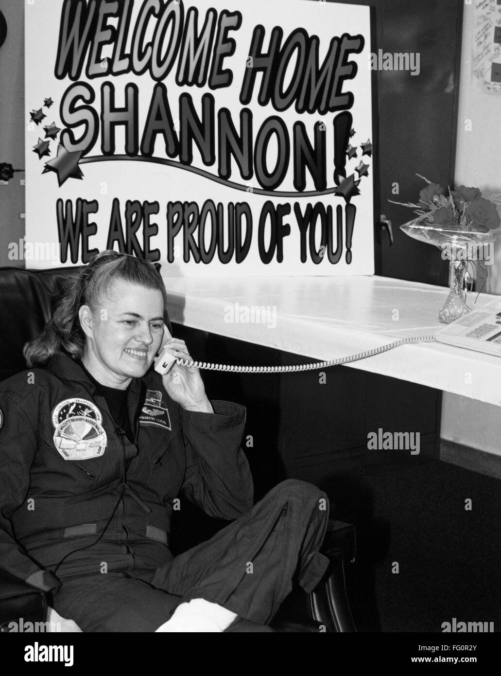 SHANNON LUCID (1943- ). /nAmerican astronaut. Photographed on the ...