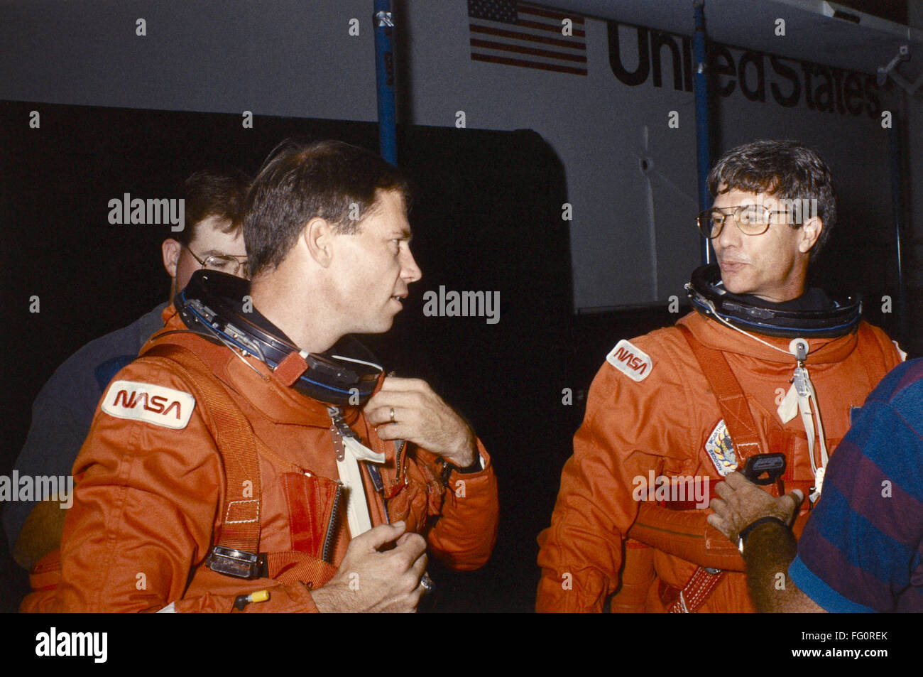 SPACE: TRAINING, 1993. /nAstronauts Richard Searfoss and John Blaha ...