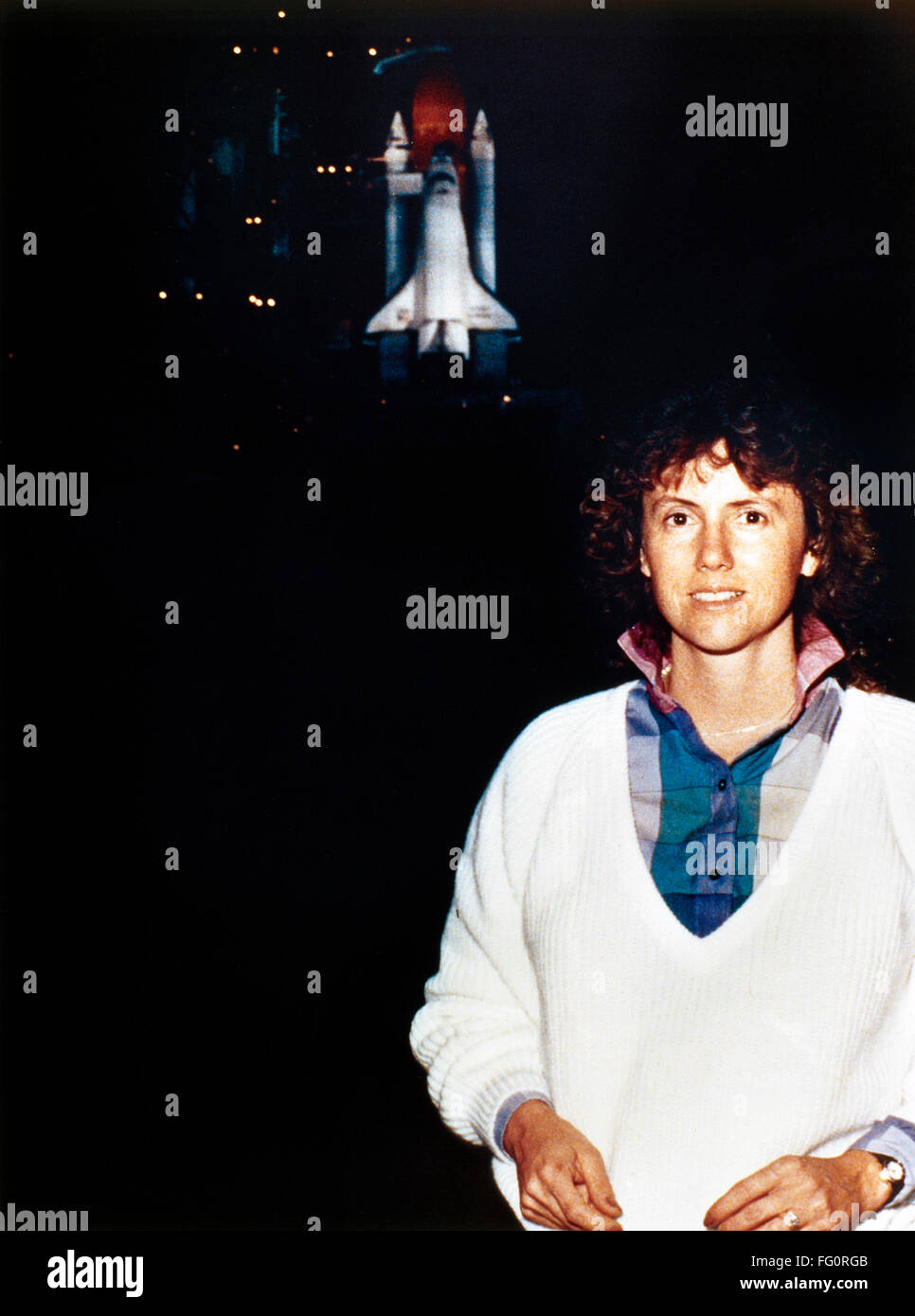 CHRISTA McAULIFFE (1948-1986). /nAmerican teacher and NASA spaceflight ...