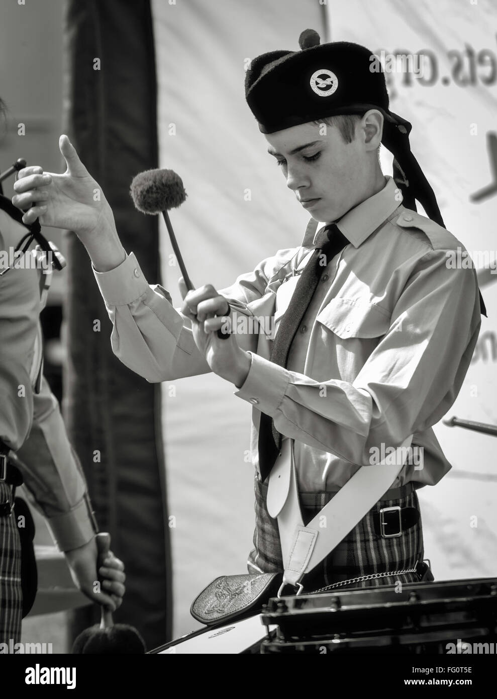 Drummer badge hi-res stock photography and images - Alamy