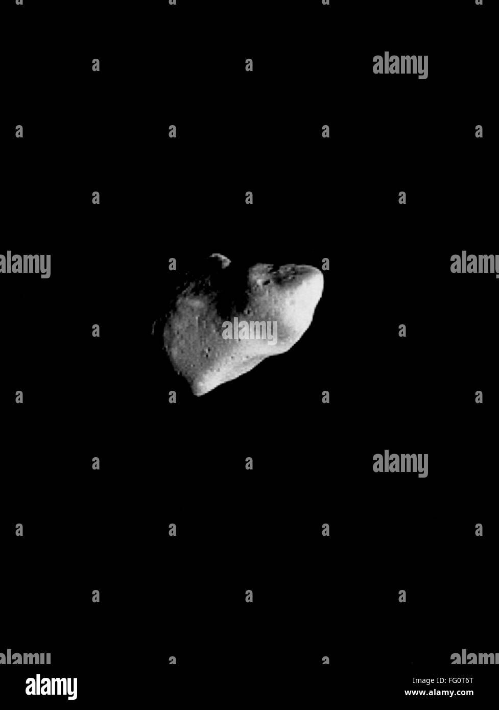 ASTEROID: GASPRA, 1991. /nThe first image of the asteroid Gaspra ...