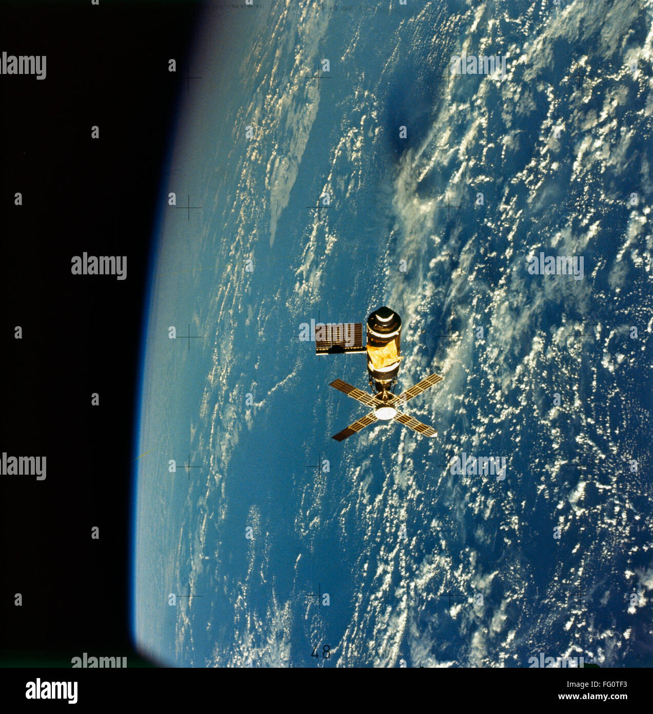 SPACE: SKYLAB 2, 1973. /nView of the Skylab 2 space station in orbit ...