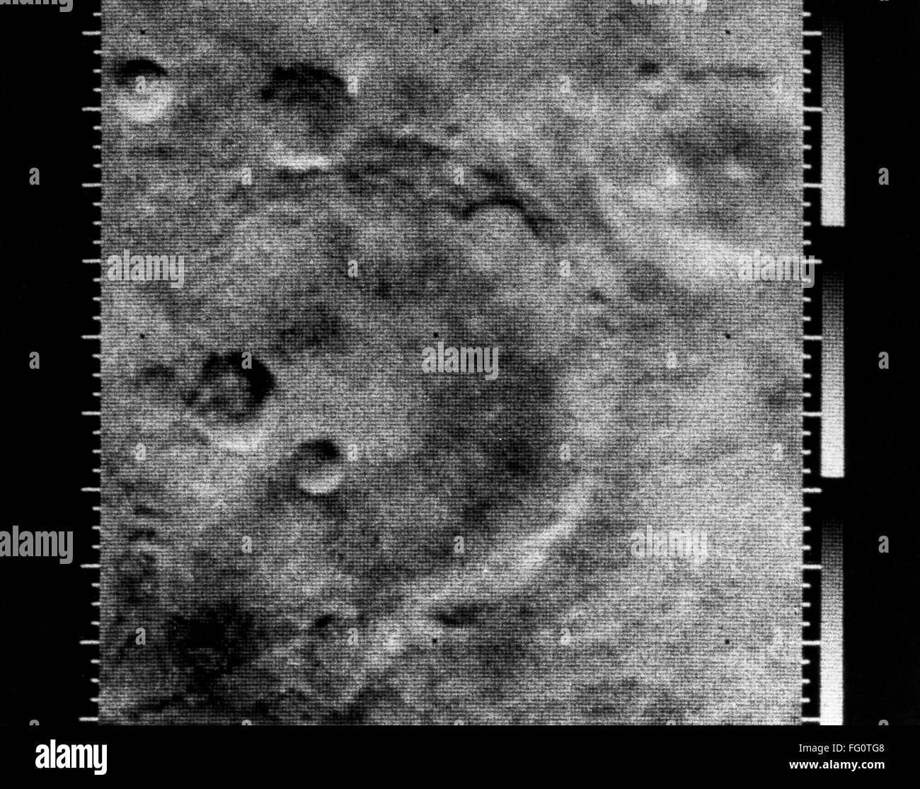 MARINER 4: MARS, 1965. /nThe first close-up view of Mars, taken by the ...