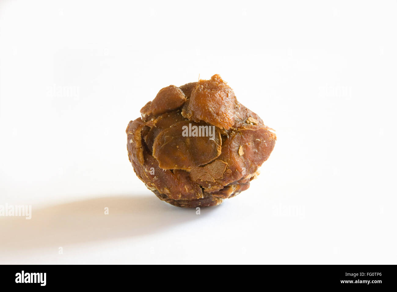 Indian spice , Tamarind imli Tamarindus indica on white background ...