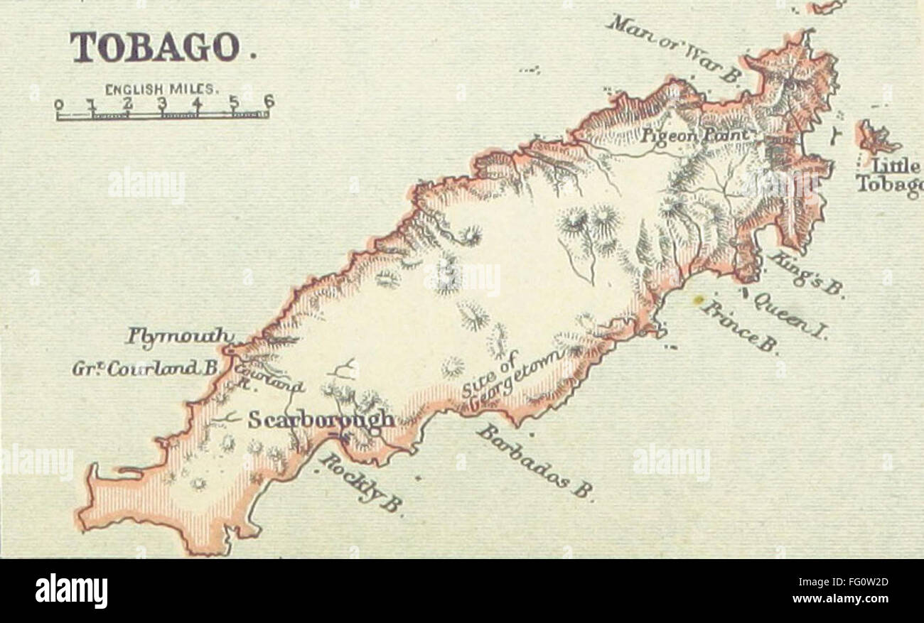 Antique map of the british empire hi-res stock photography and images ...