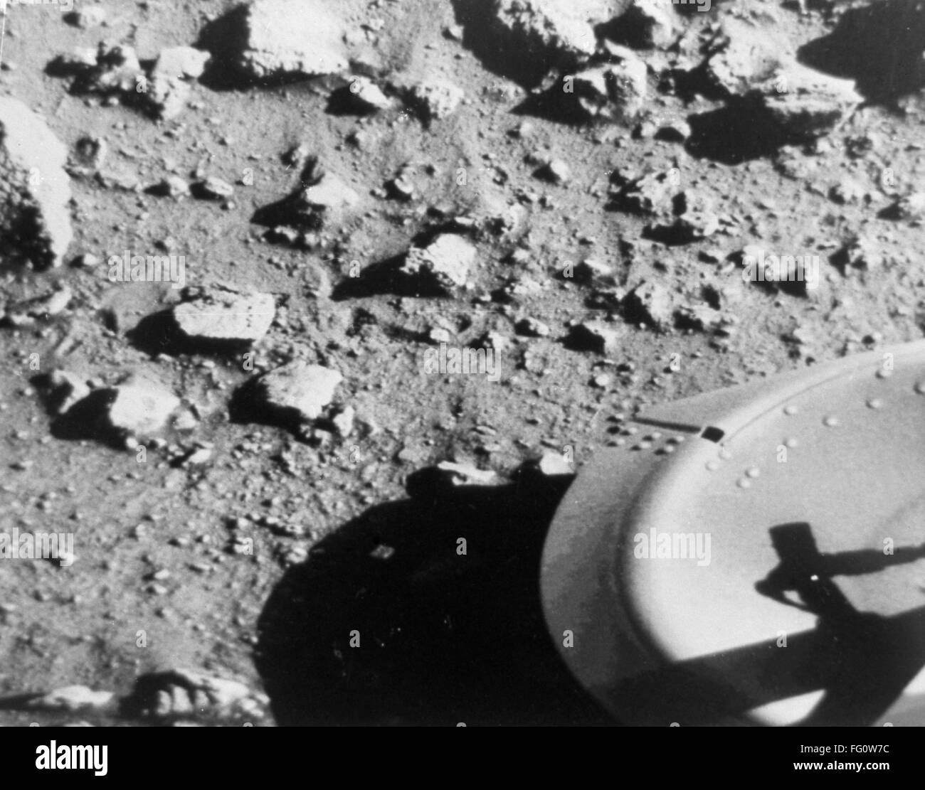 VIKING 1: MARS, 1976. /nThe first photograph taken on the surface of ...