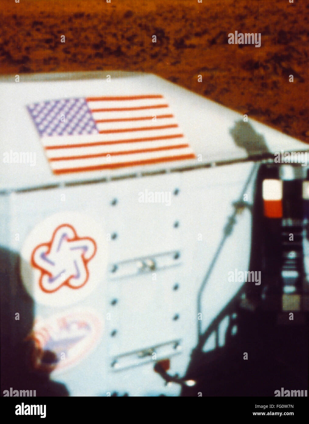 VIKING 2: MARS, 1976. /nA view of the Viking Lander 2 on Mars ...