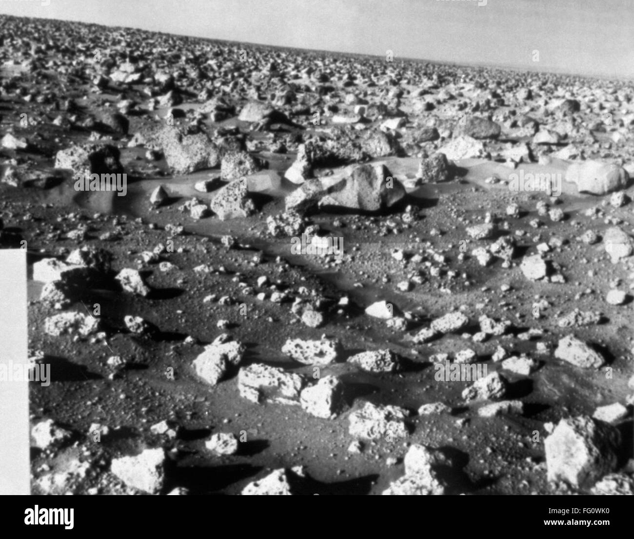 VIKING: MARS, c1976. /nView of the rocky landscape of Mars ...