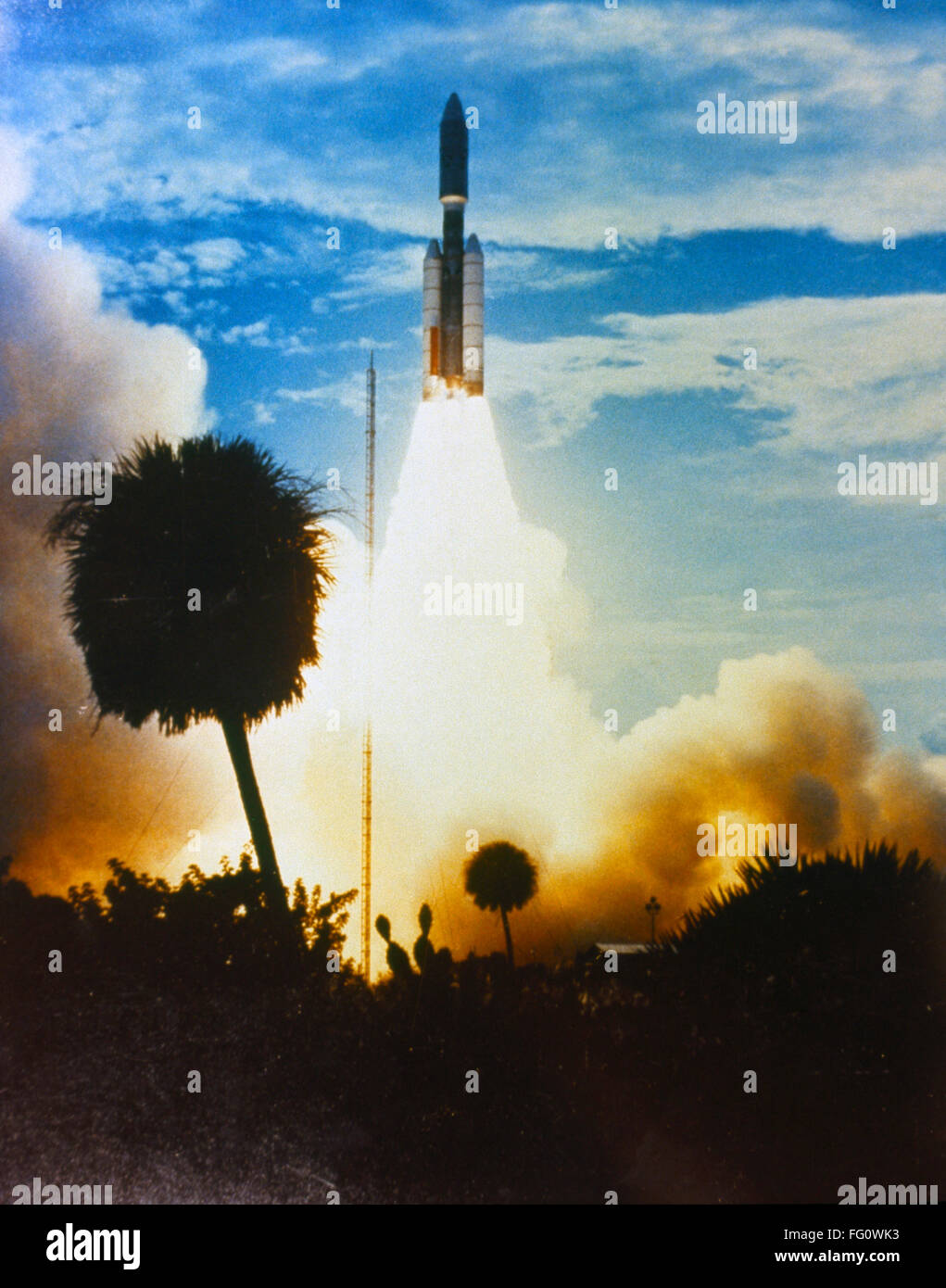 VIKING 1: LAUNCH, 1975. /nThe launch of the Viking 1 spacecraft aboard ...