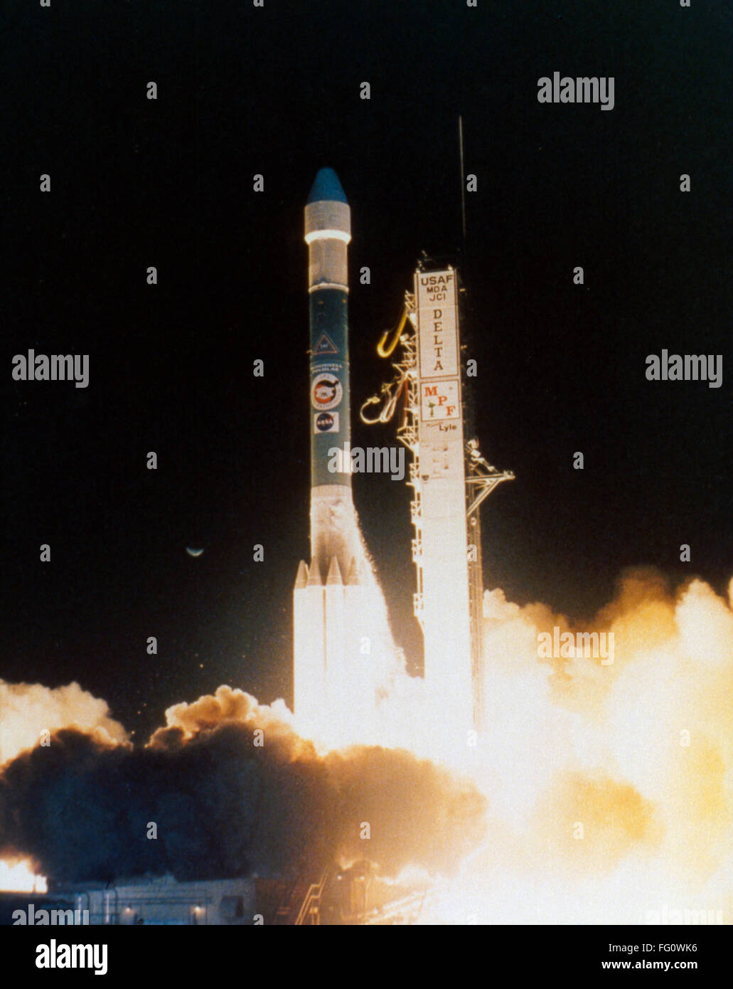 PATHFINDER: LAUNCH, 1996. /nThe launch of the Mars Pathfinder and ...