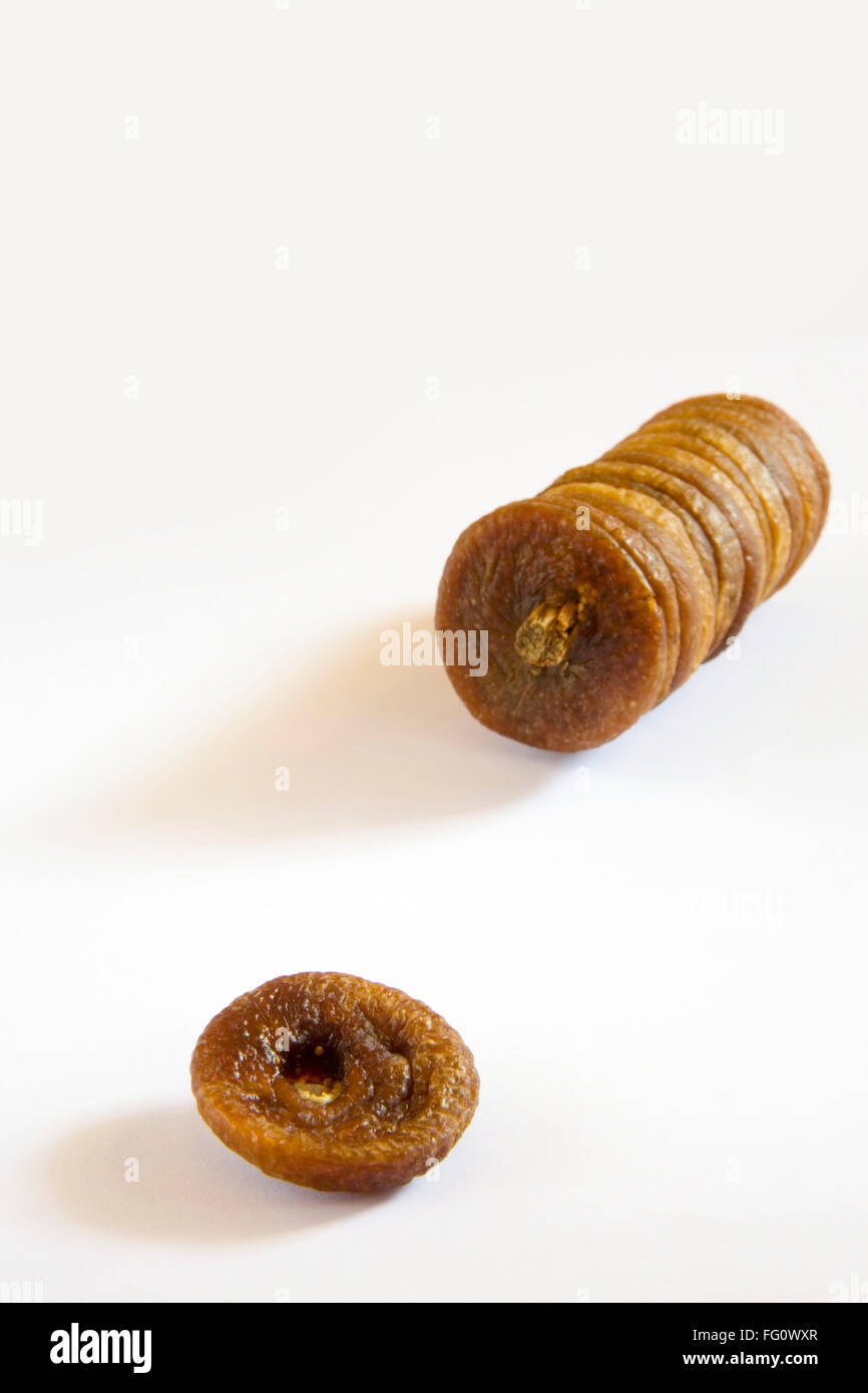 Dry Fruits , Anjir Fig on white background Stock Photo - Alamy