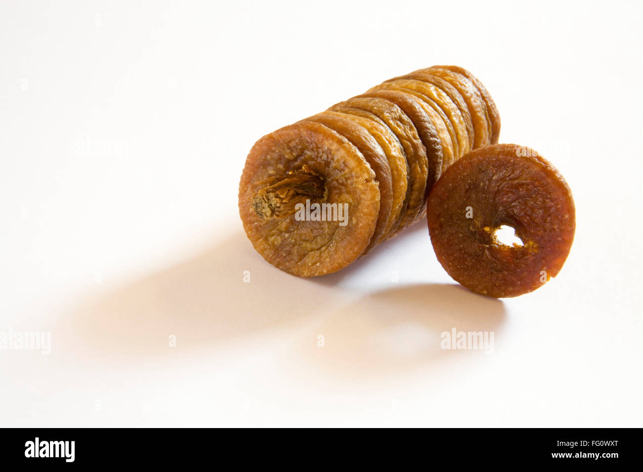 Dry Fruits , Anjir Fig on white background Stock Photo - Alamy