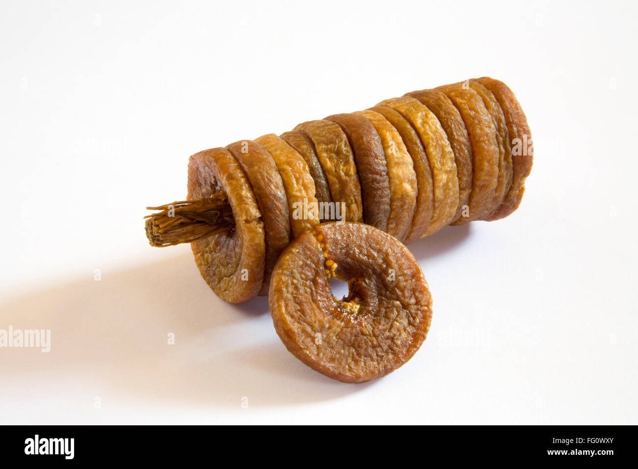 Dry Fruits , Anjir Fig on white background Stock Photo - Alamy
