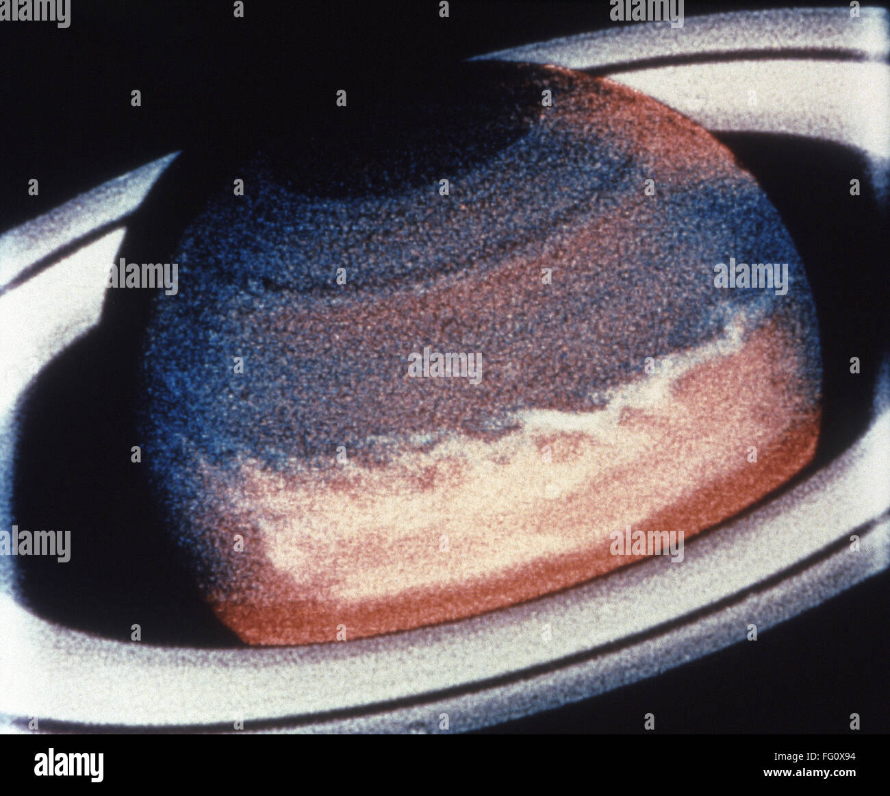 SPACE: SATURN. /nA view of Saturn, photographed by the Hubble Space ...