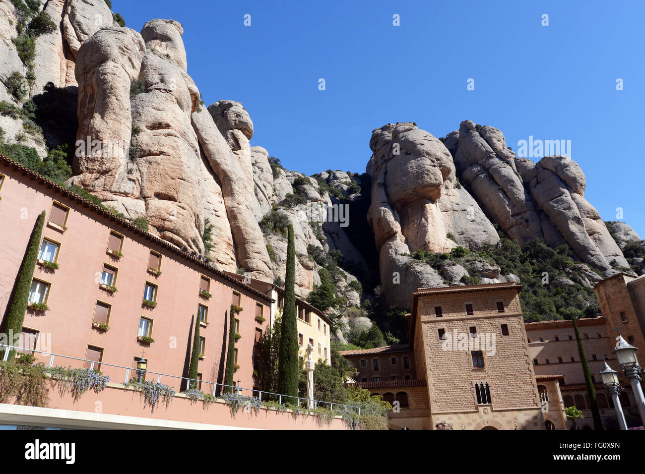Montserrat spain monastery hi-res stock photography and images - Alamy