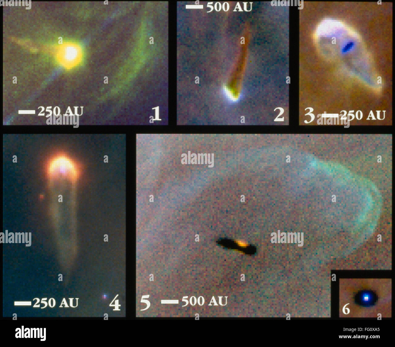 SPACE: PROPLYDS. /nA gallery of proplyds--protoplanetary disks of dust ...