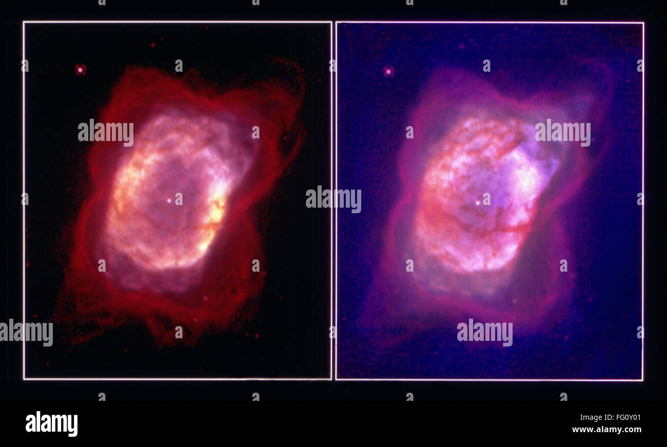 SPACE: NEBULA. /nNGC 7027, a very dense nebula in the constellation ...
