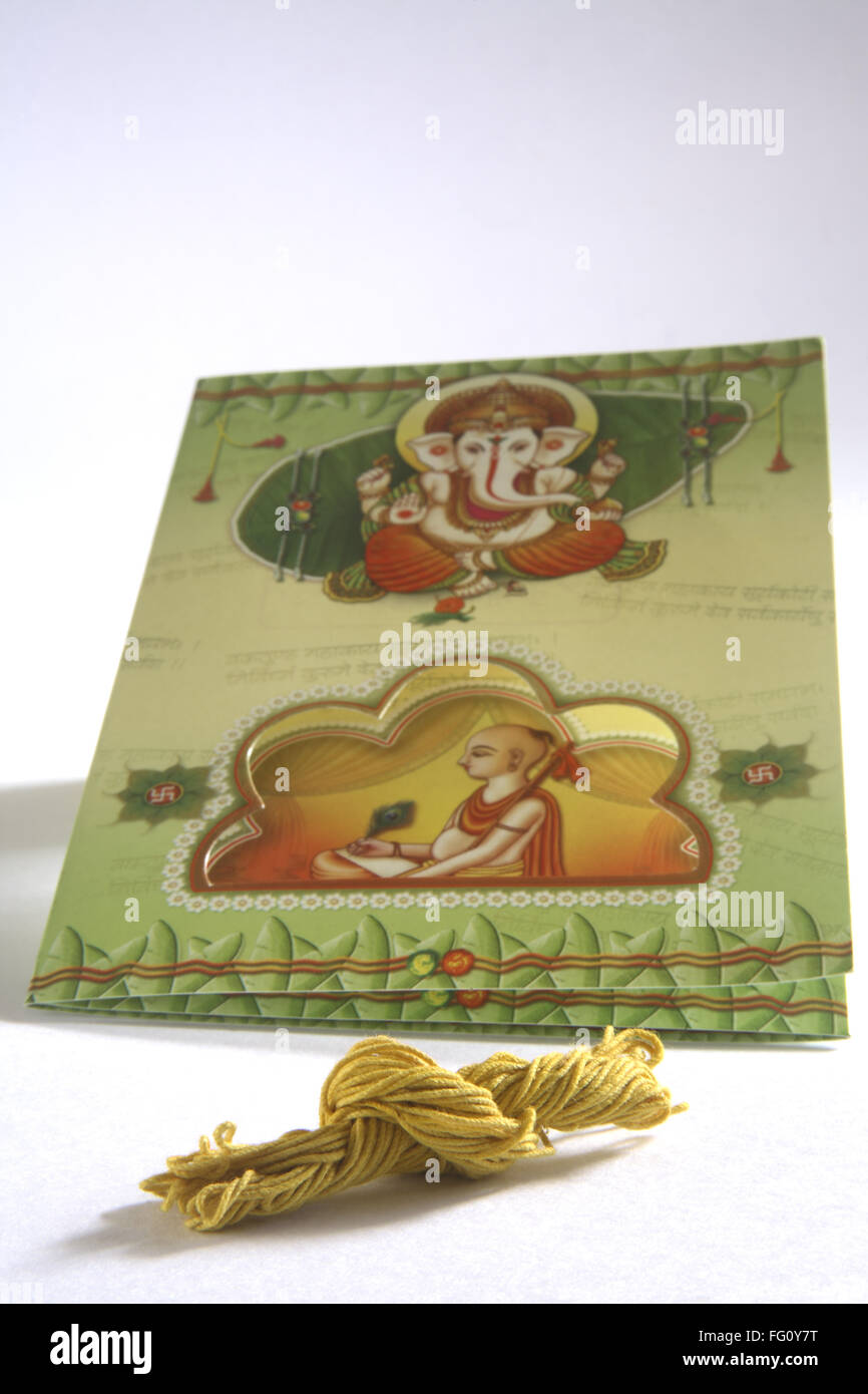 Concept , upanayan nimantran patra invitation card of thread ceremony ...