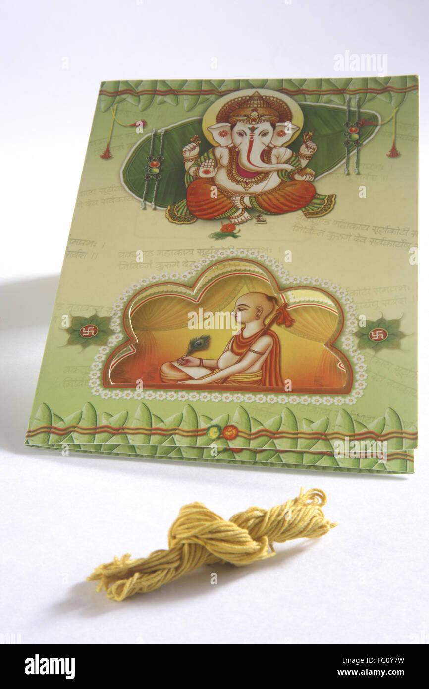 Boy sacred thread ceremony hi-res stock photography and images - Alamy