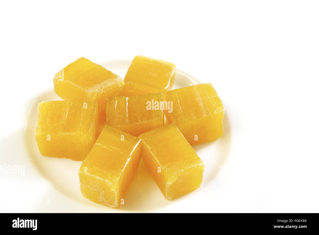 Indian cuisine ambapali or amavat dried juice of mangoes in form of ...