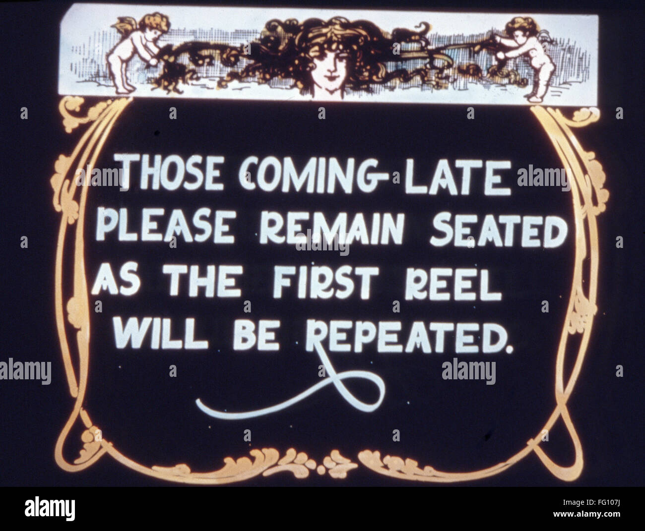 INTERMISSION SLIDE. /n'Those coming late please remain seated as the ...