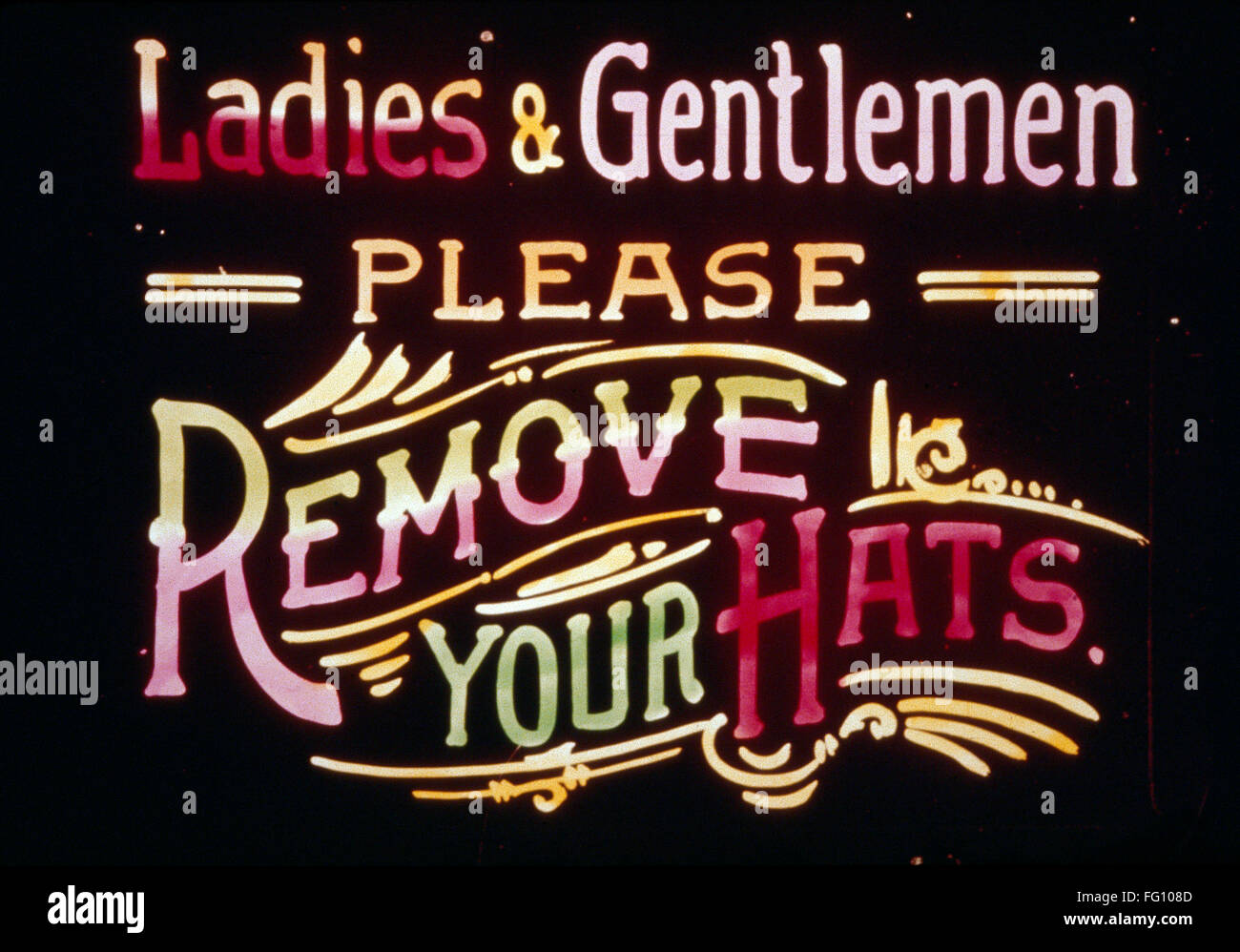 INTERMISSION SLIDE. /n'Ladies & gentlemen please remove your hats ...