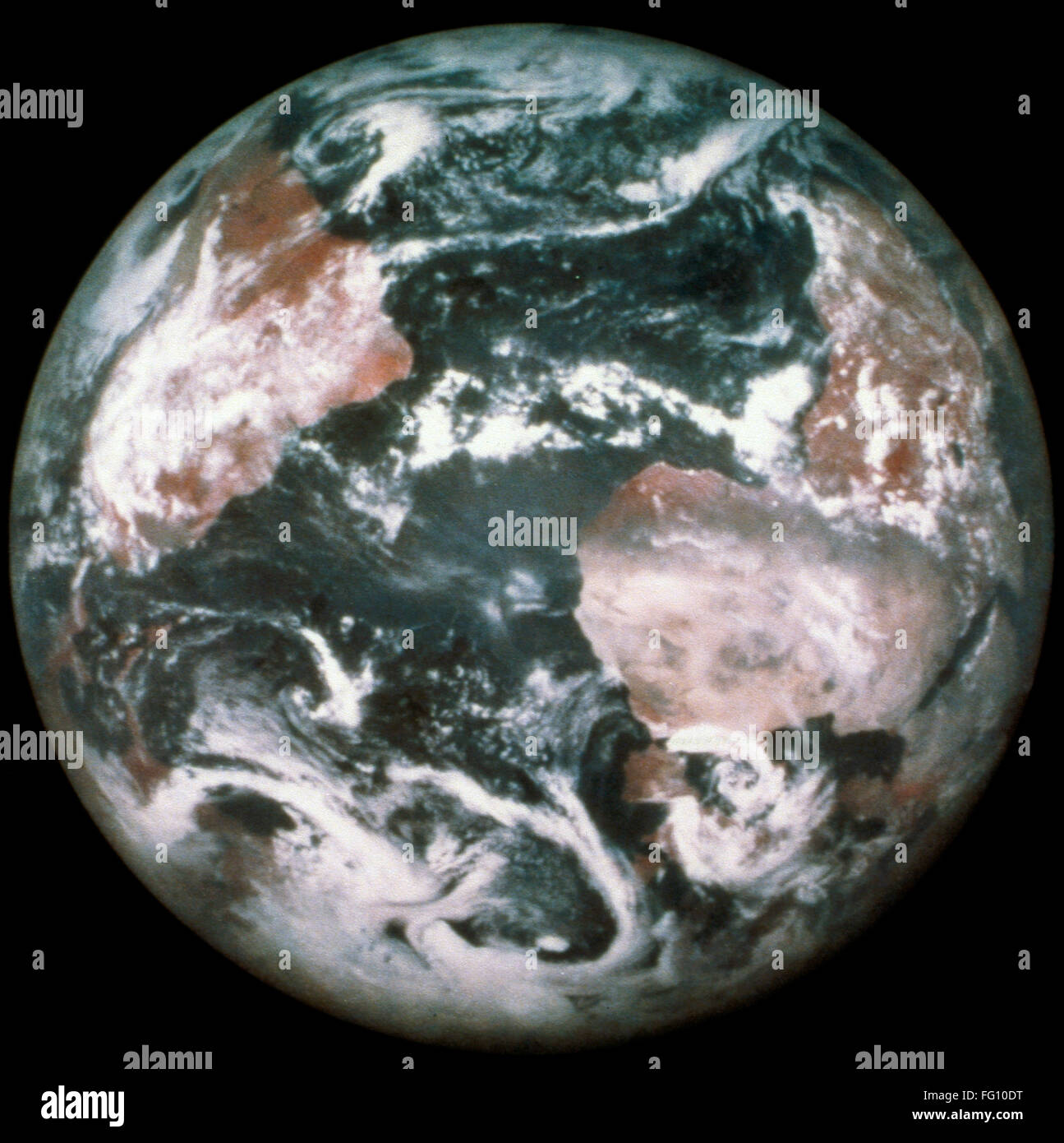 EARTH FROM SPACE, 1994. /nComposite image of the Earth taken by the ...