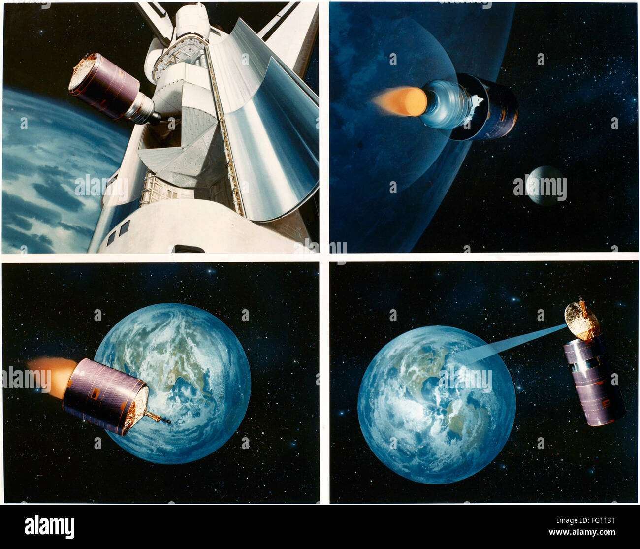 SATELLITE LAUNCH. /nAn HS 376 communications satellite built by Hughes ...