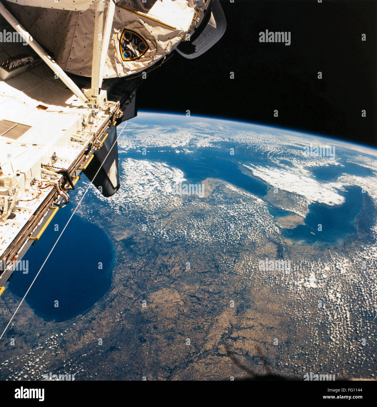 EARTH FROM SPACE, 1991. /nView of the Great lakes region, including ...