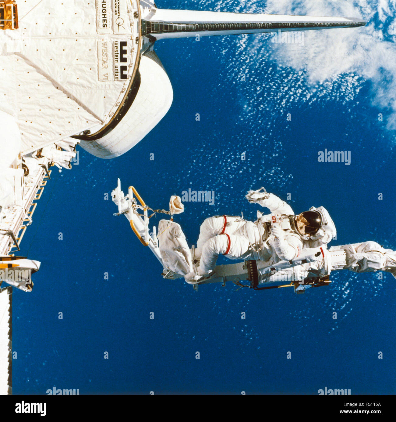 BRUCE McCANDLESS II (1937-). /nAmerican aviator and NASA astronaut ...