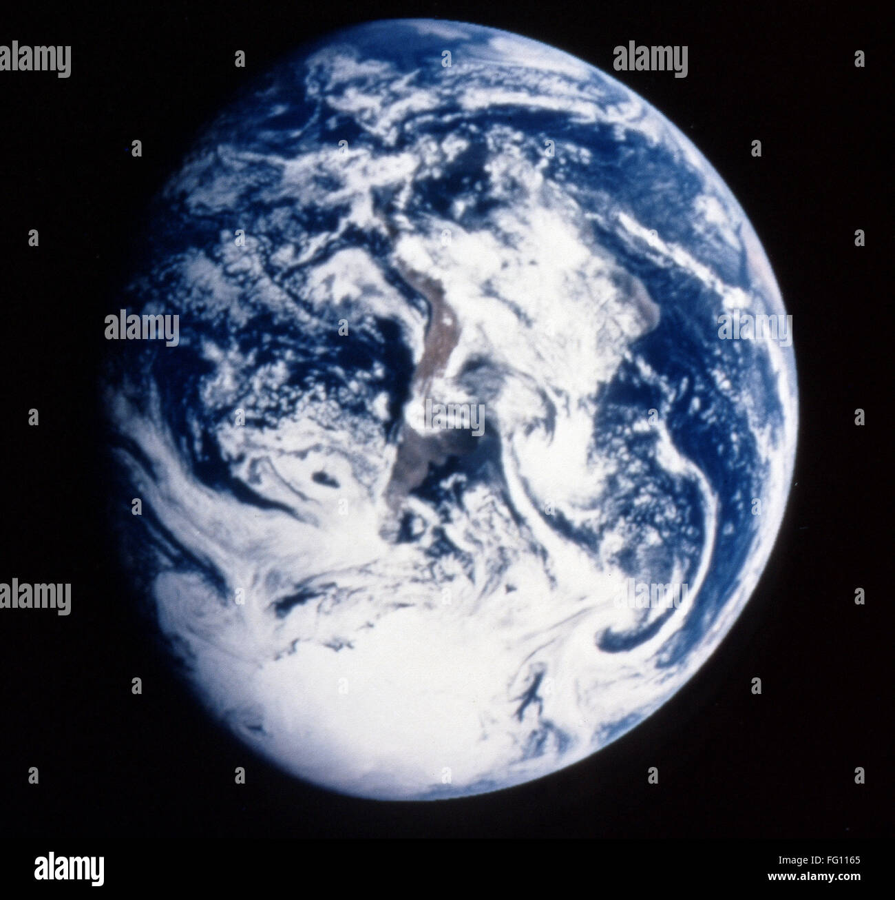 EARTH FROM SPACE, 1990. /nA view of South America. Photographed by the ...