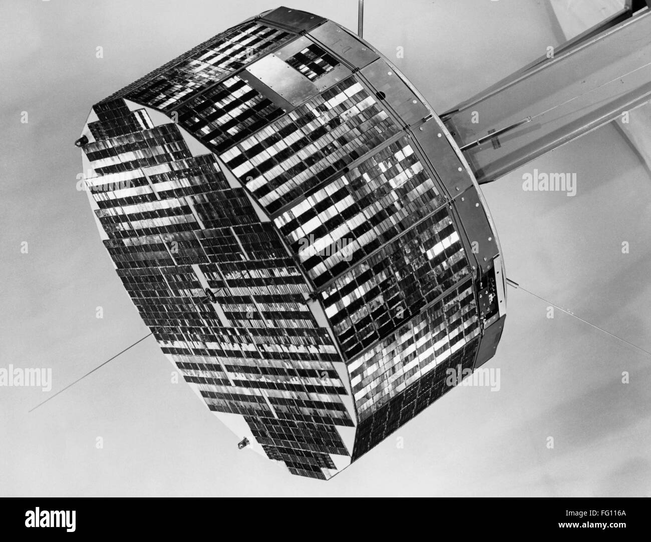 SPACE: TIROS SATELLITE, 1960. /nThe Television Infrared Observation ...