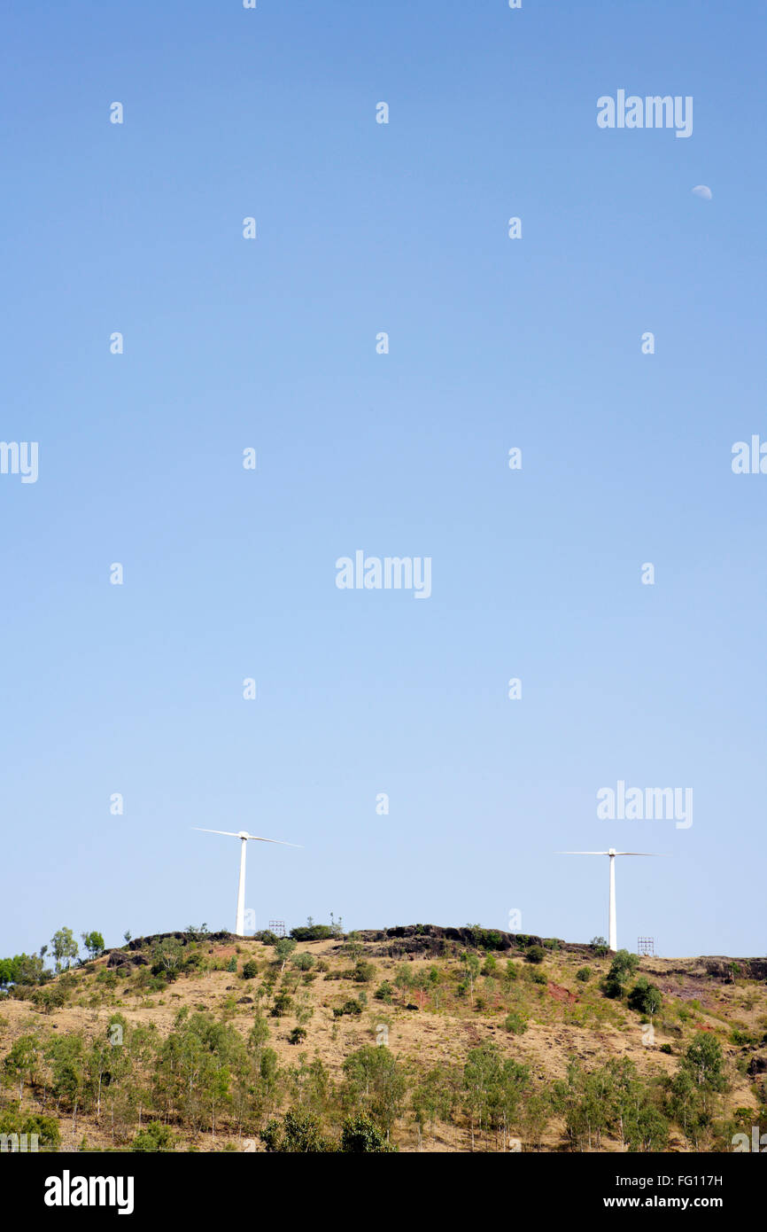 Windmill , Karnataka , India Stock Photo - Alamy