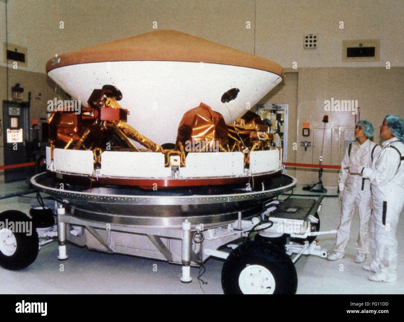 SPACE: PATHFINDER, 1996. /nThe cruise stack of the Mars Pathfinder ...
