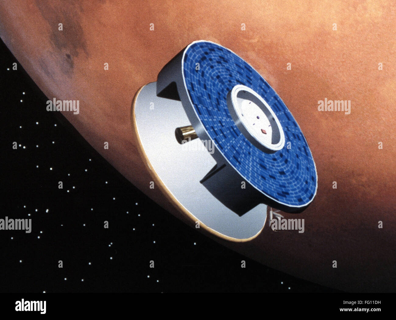 MARS: PATHFINDER, c1996. /nArtist's conception of the cruise stage of ...