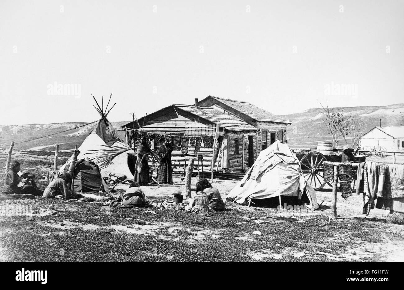 The indian camp hi-res stock photography and images - Alamy