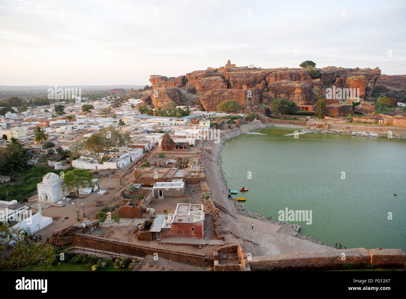Badami , Chalukya Rock Cut Cave Temple , District Bagalkot , State ...