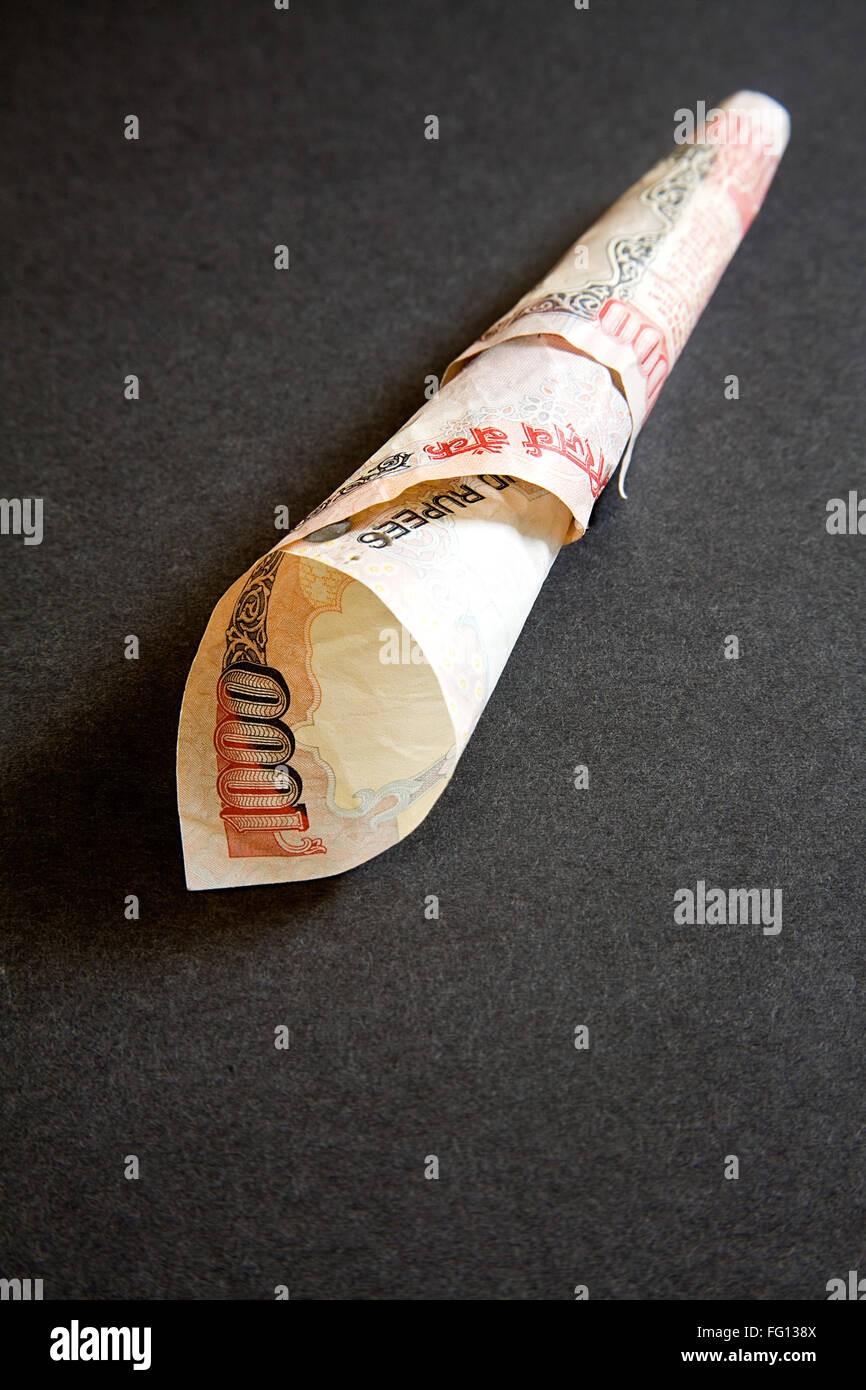 One thousand rupees hi-res stock photography and images - Alamy