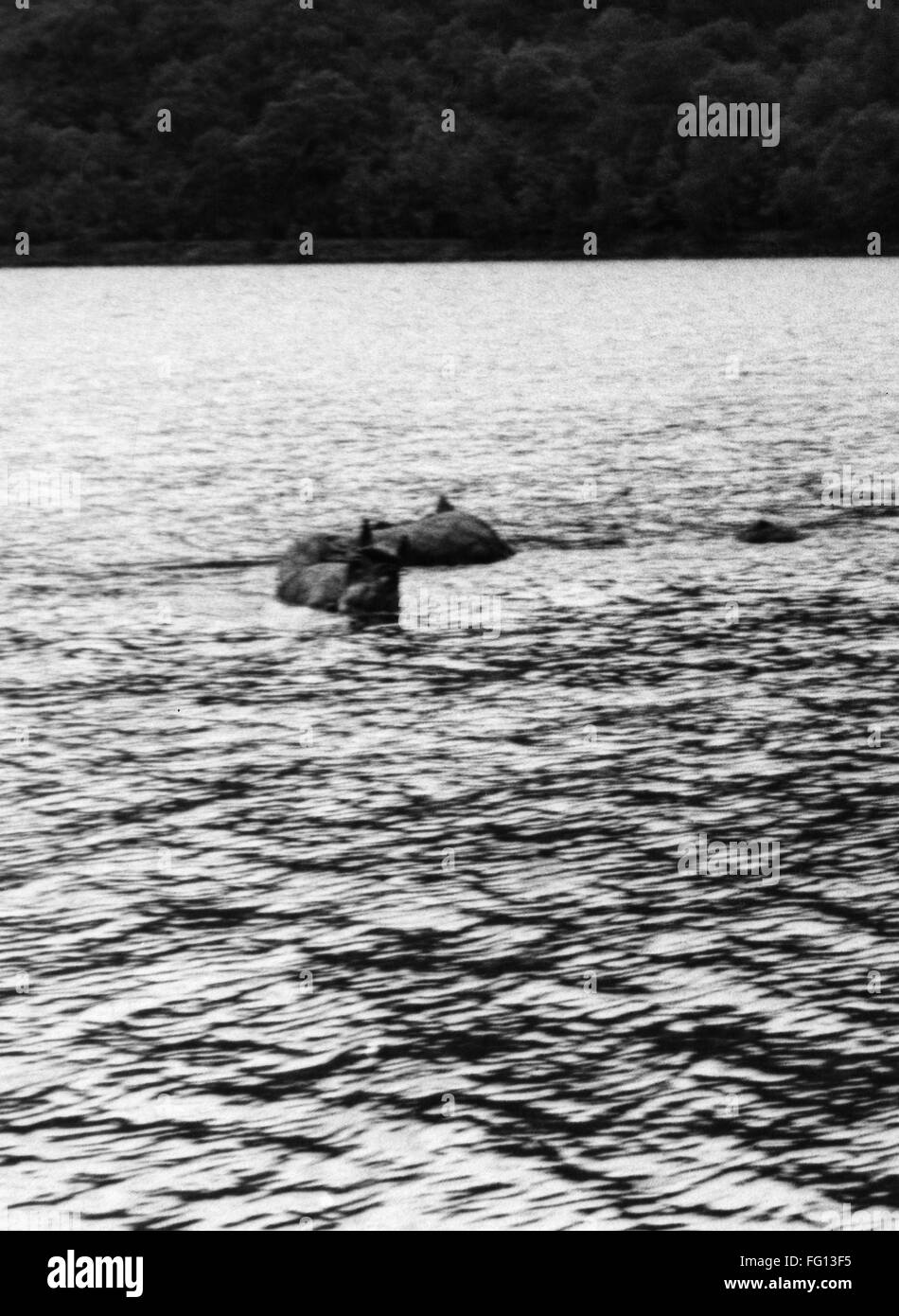 LOCH OICH HOAX, 1961. /nA self-propelled model of a monster, known as ...