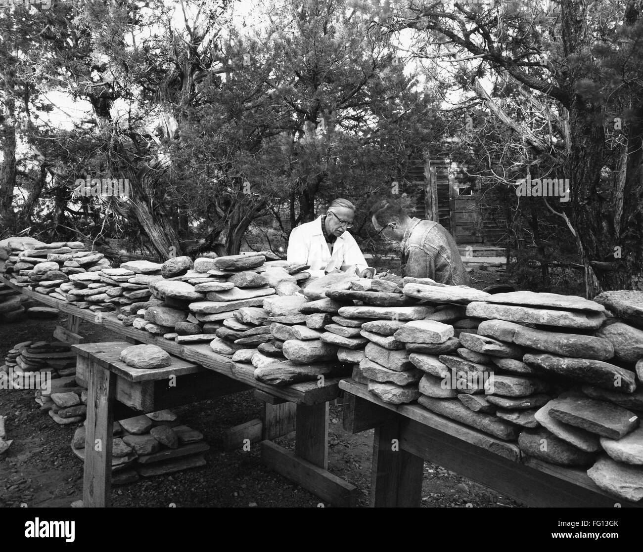 MESA VERDE: LONG HOUSE. /nMuseum curator Richard Wheeler and ...
