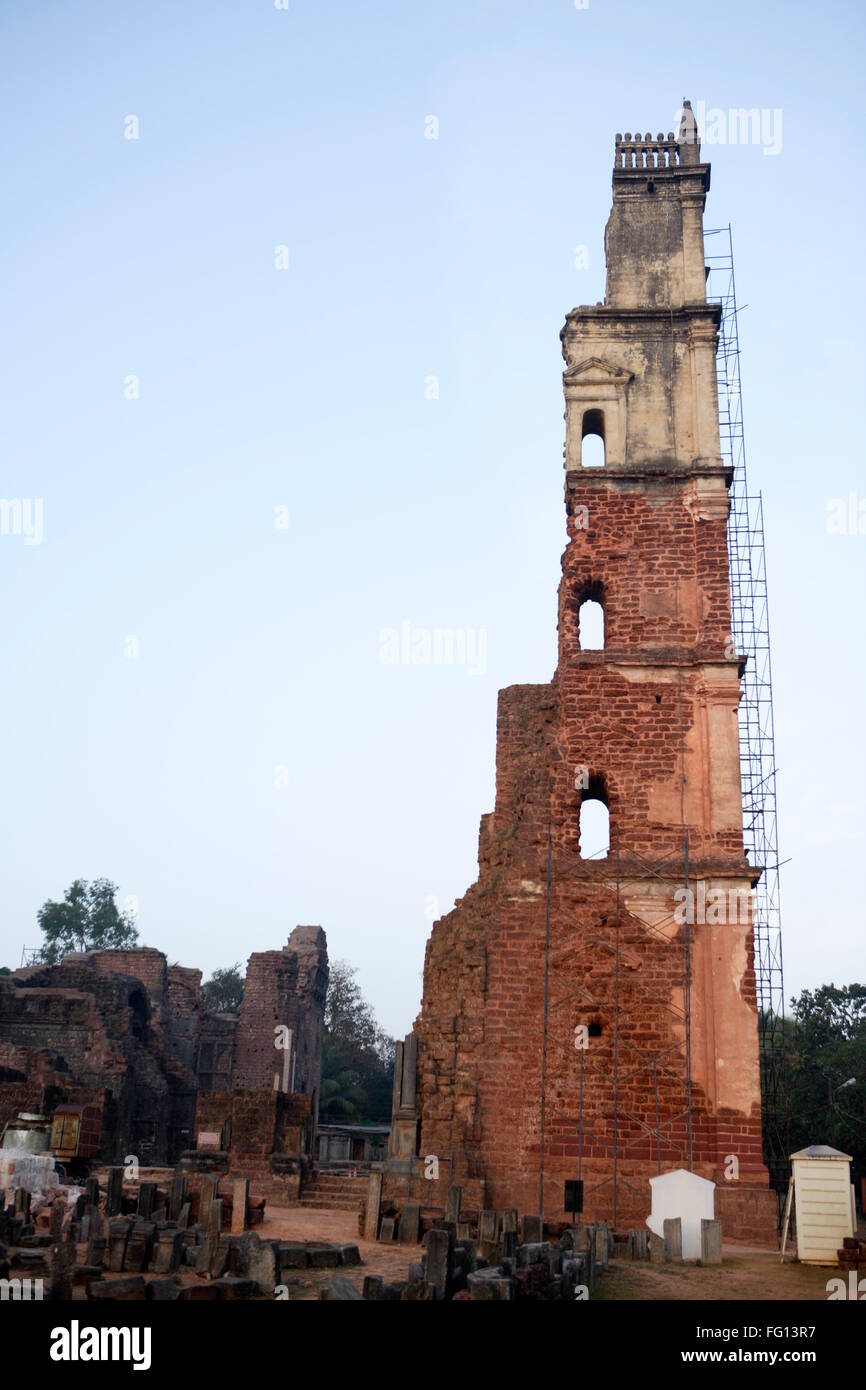 Tower Of Church Of St. Augustine , UNESCO World Heritage Site , Old Goa ...