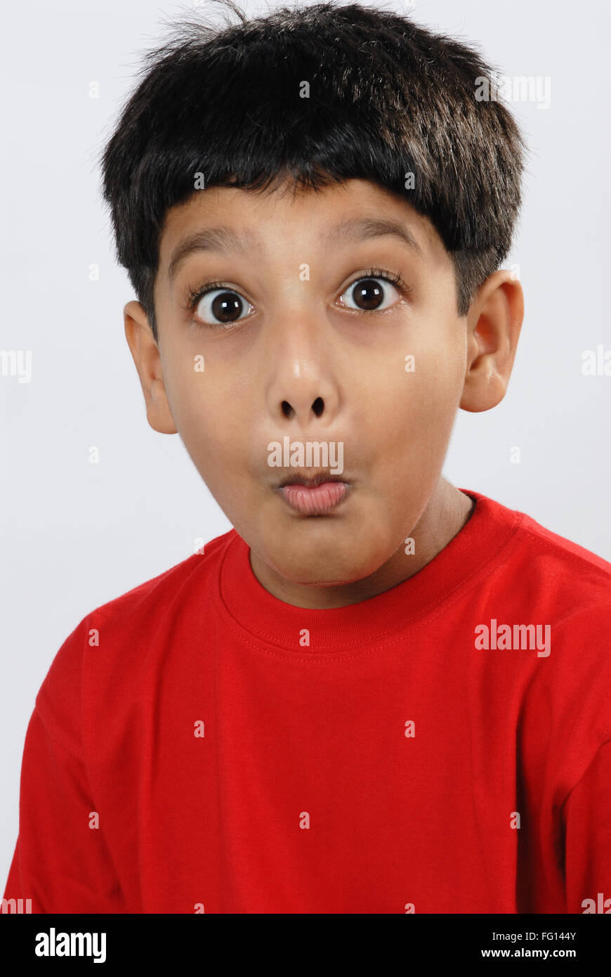 boy making faces - Model Release # 152 Stock Photo - Alamy
