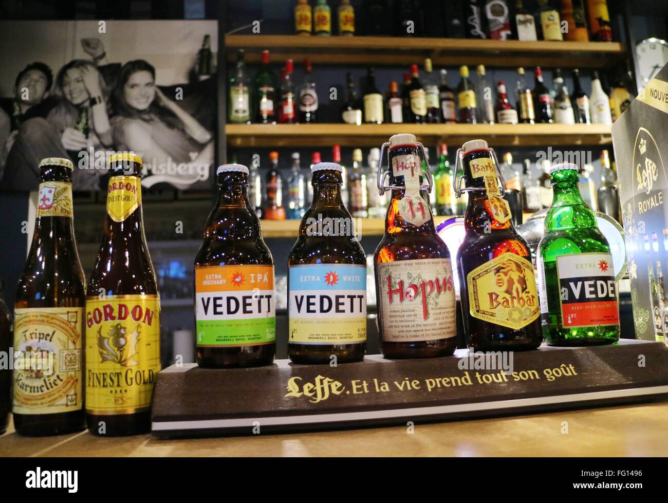 Belgische bierflaschen hi-res stock photography and images - Alamy